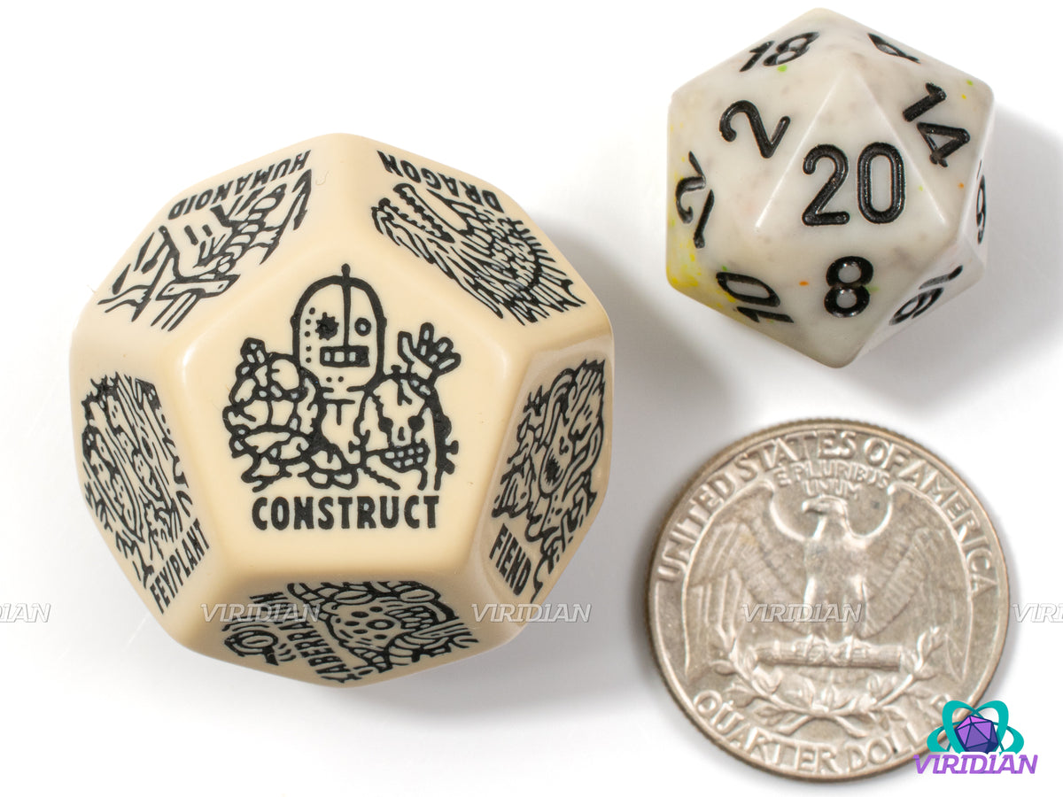 Monster Generator Die | D&D Random Encounter Creation Dice, Enemies/Mo – Viridian Dice