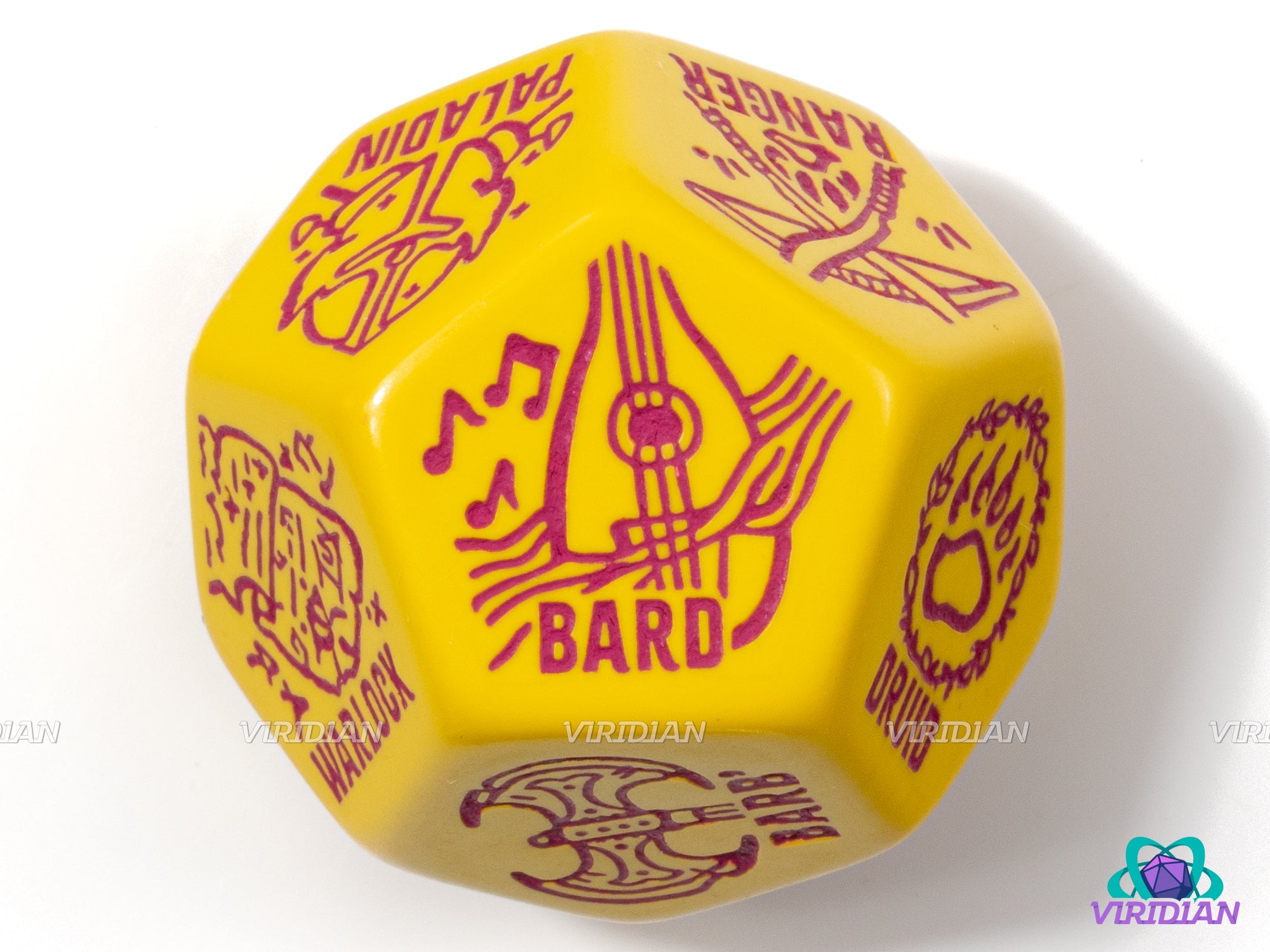D&D Class Generator Die 2.0 | Giant 30mm 12-Sided Random TTRPG DnD Cha ...
