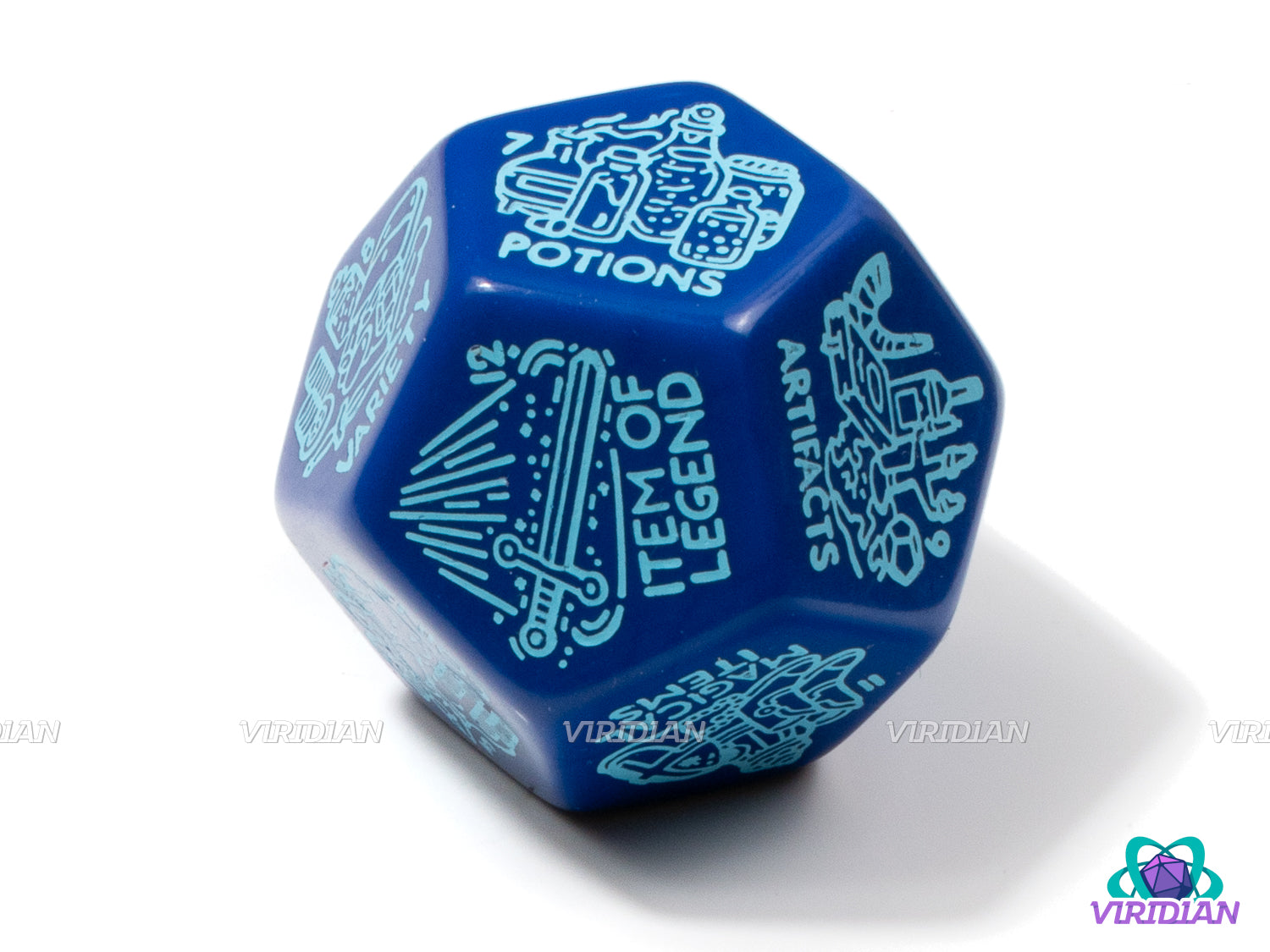 Treasure Generator Die | Random D&D Loot/Reward Trove Dice, 30mm | Gia ...