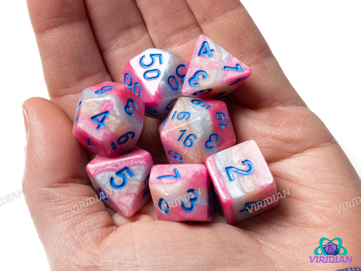 Sweet (Non) Candy | Resin Polyhedral Dice (7) – Viridian Dice