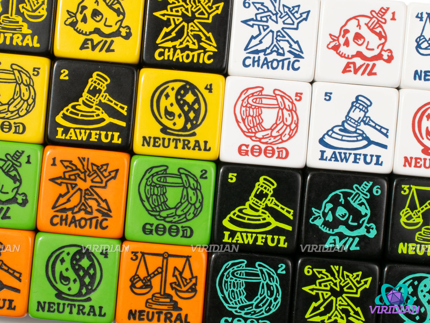 Character: Alignment Dice (Set of 2) | Morality/Ethics & Law/Code, Law ...