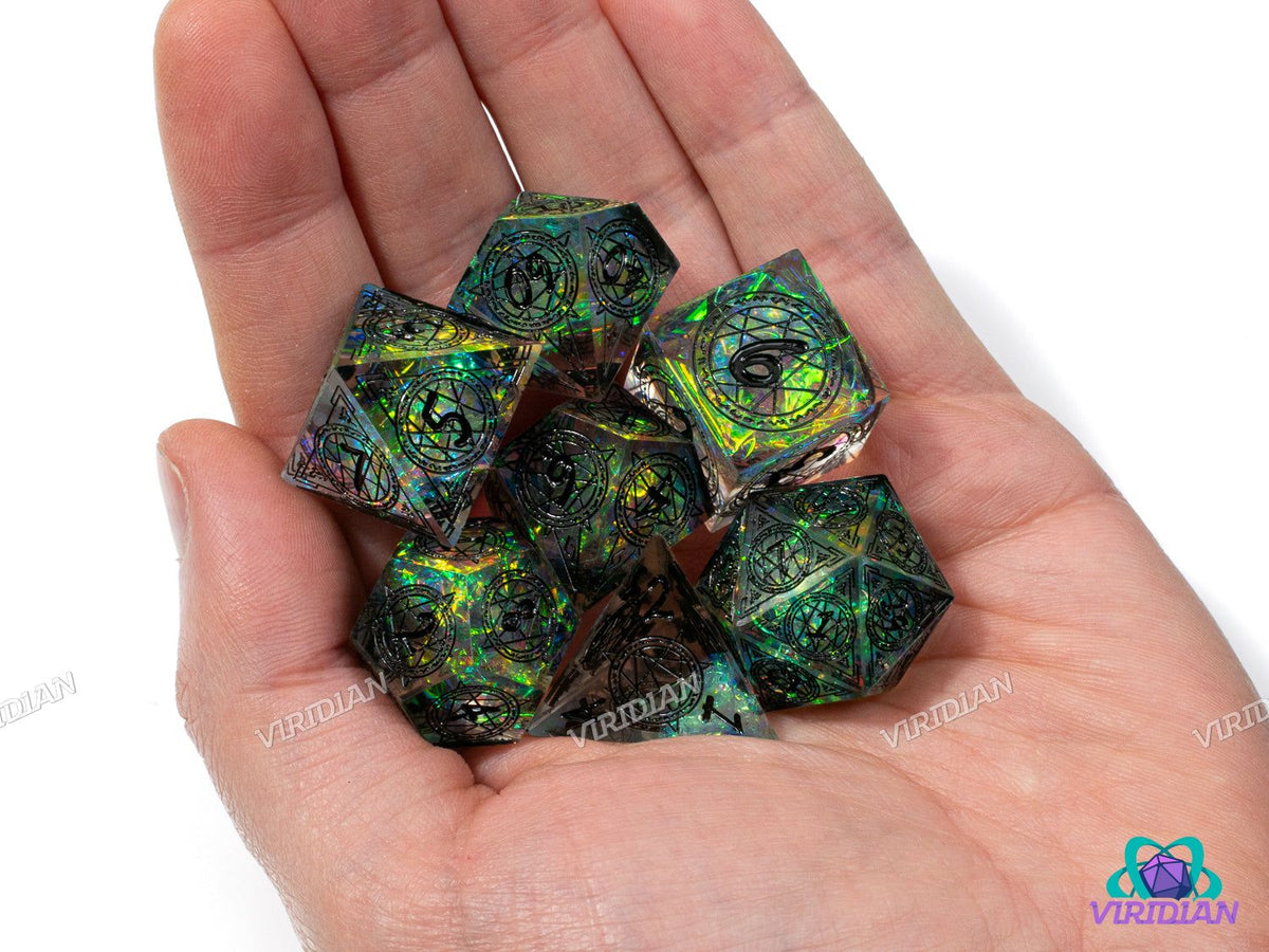 Arcane Circle (Clear & Black) | Translucent with Black, Ritual Magic D ...