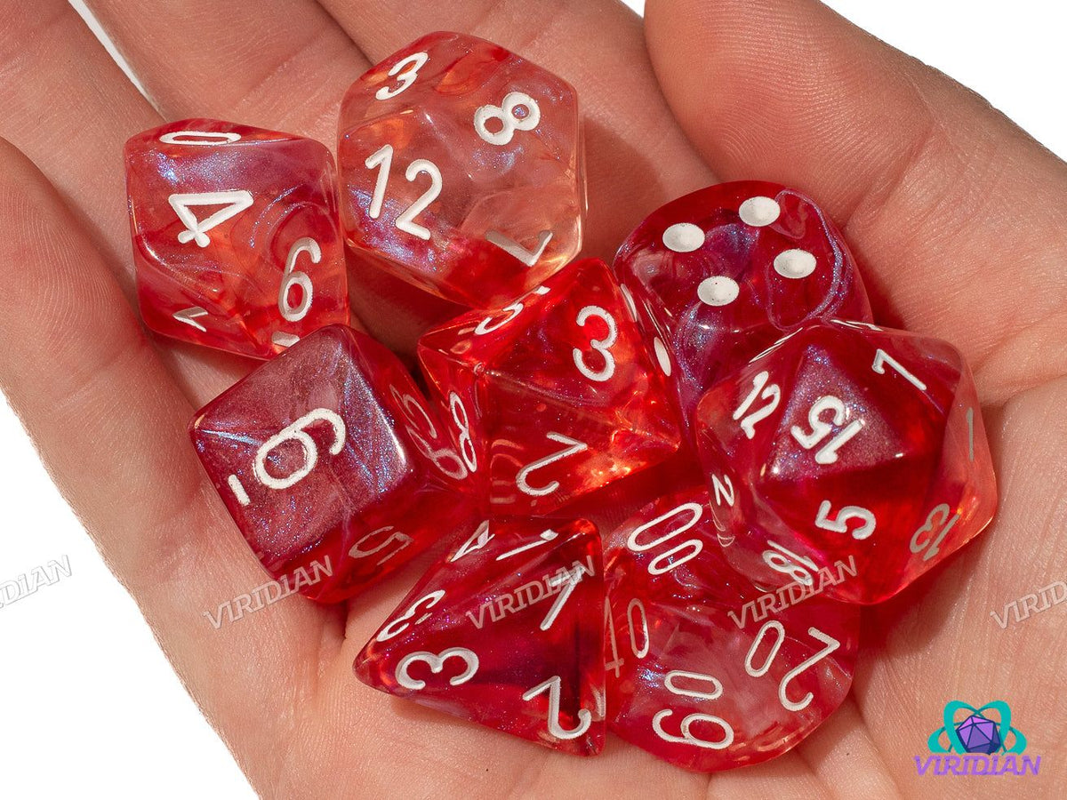 Borealis Passion with White | Red & Transparent Swirls | Lab 9 (July 2 ...