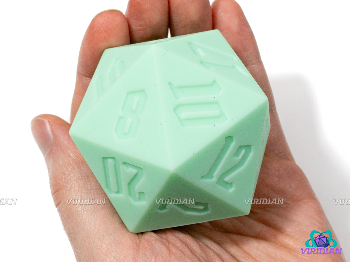 Biggie Fresh (Silicone) | Light Pastel Minty Green, 55mm Rubber Silico ...