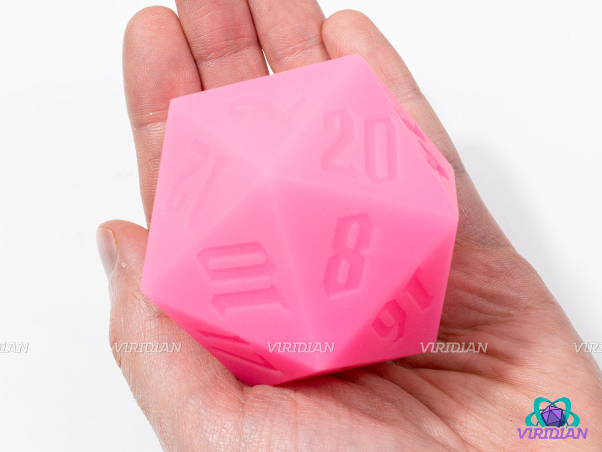 Hot Pink Havoc (Silicone) | Glow In The Dark Bright Neon Pink, 55mm Ru ...