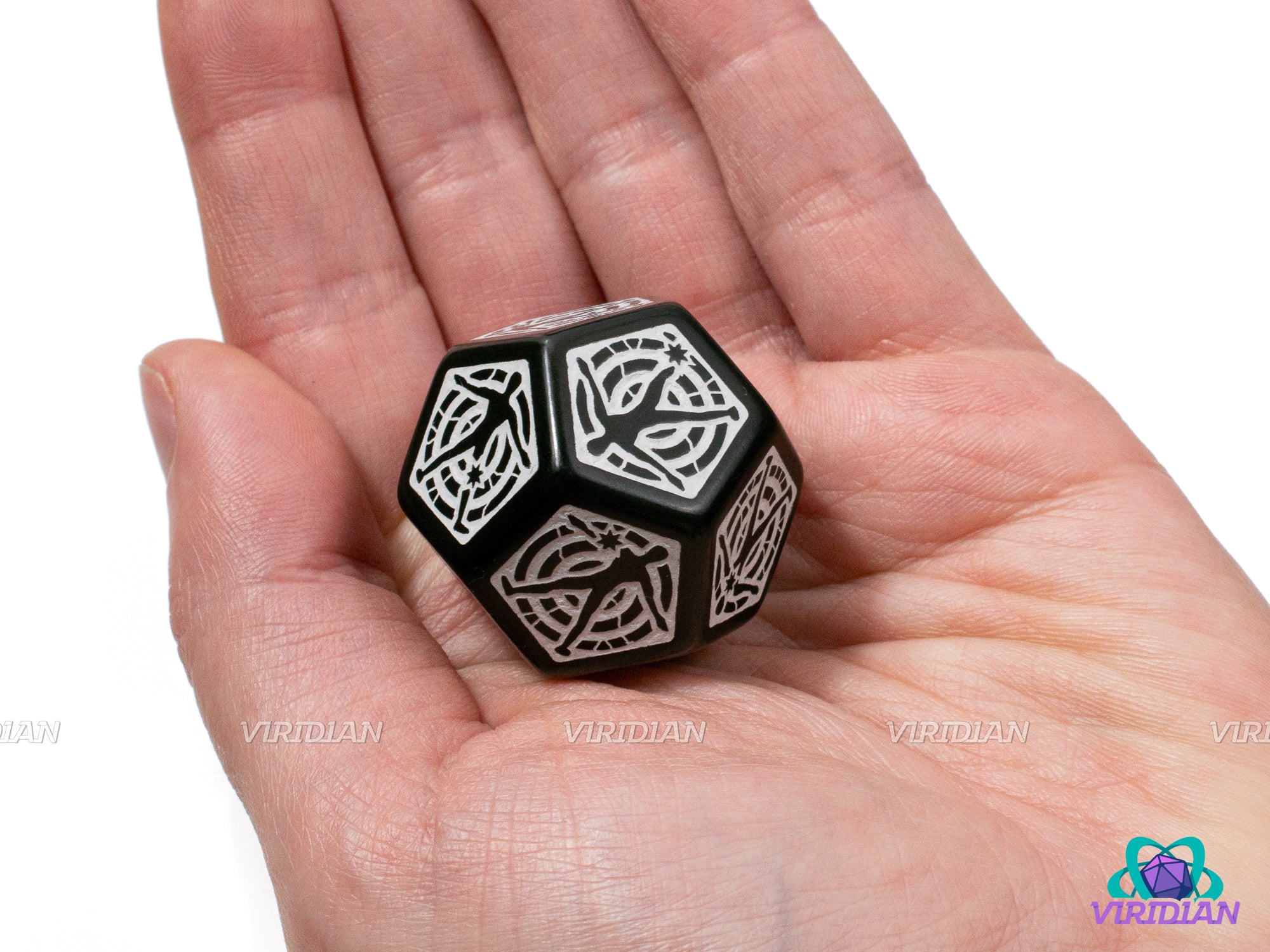Hit Location Die | Giant (30mm) 12-Sided Random Body-Part Generator Di ...