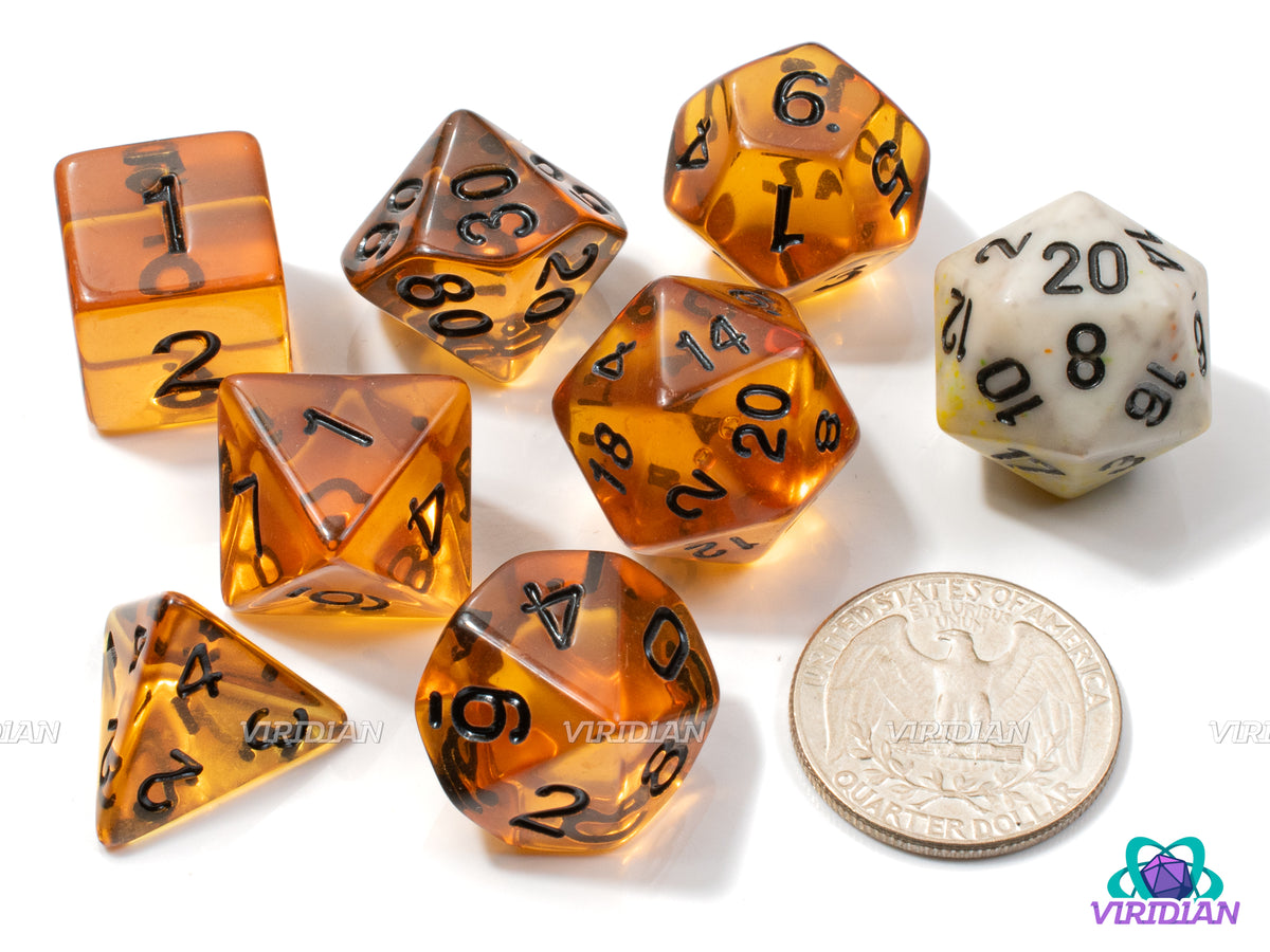 Maple Syrup | Light Brown, Crystal, Amber, Translucent | Acrylic Dice ...