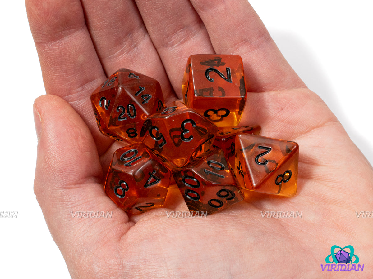 Maple Syrup | Light Brown, Crystal, Amber, Translucent | Acrylic Dice ...