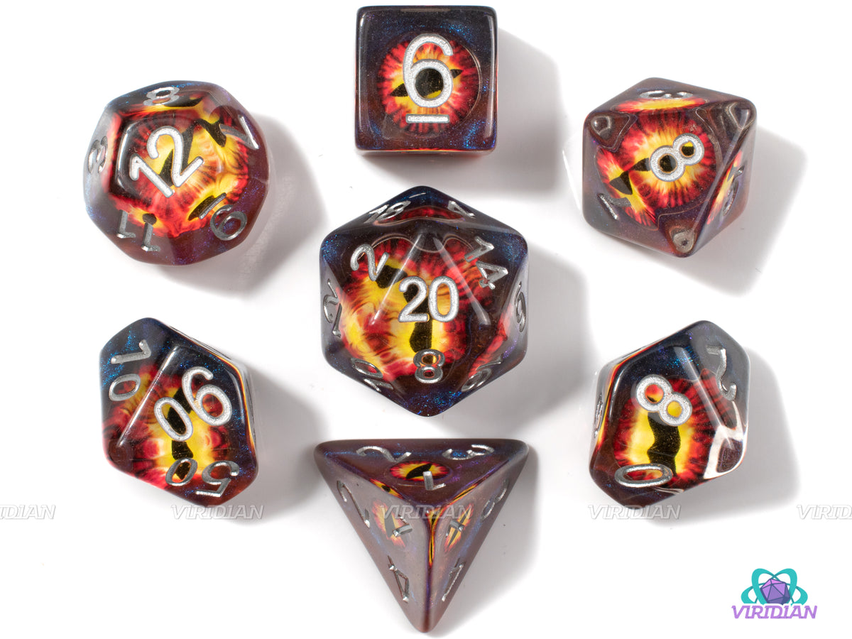 Barad-dûr | Eye of Sauron | Red and Yellow Demonic Eye, Brown Transluc ...