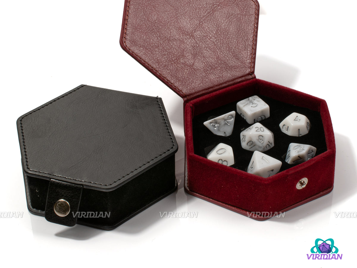 Hexagonal Dice Vault | Dice Storage, Faux Leather Box | DnD, RPG Games ...