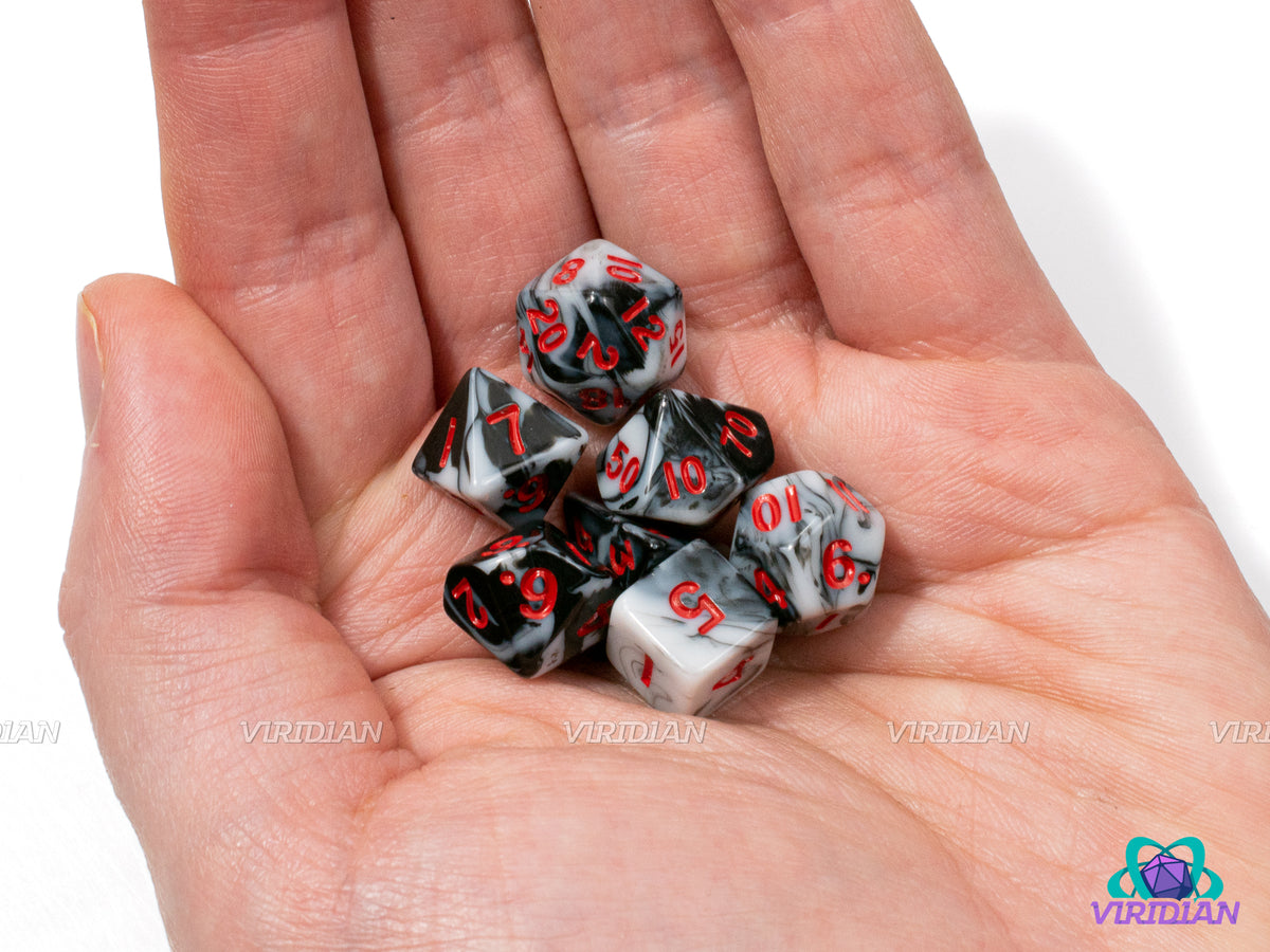 Mini Black and White and Red All Over | Black & White Swirls | Mini Ac ...