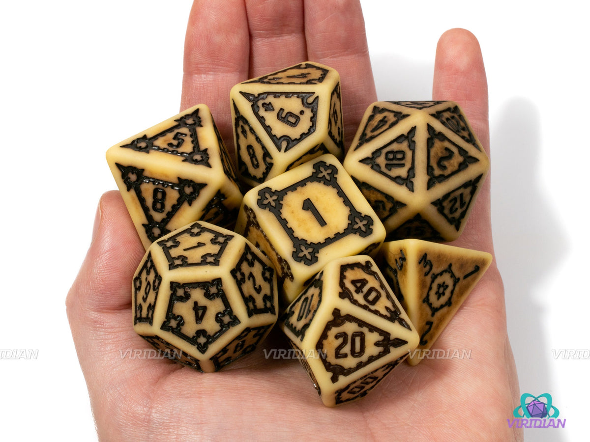 Ancient Temple | Giant Castle Resin Dice Set (7) | Dungeons and Dragon ...